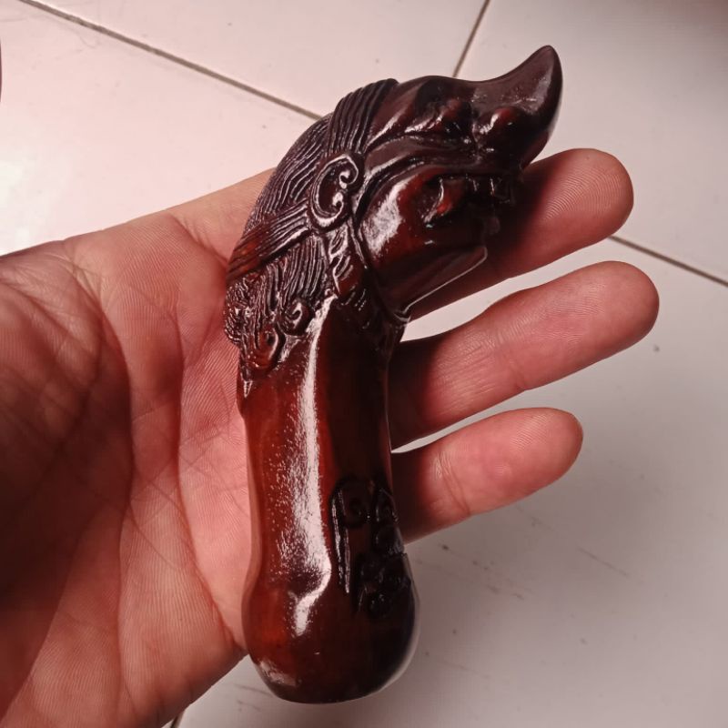 Jual Handle Deder Gagang Keris Ukir Raja Mala Rojo Molo | Shopee Indonesia