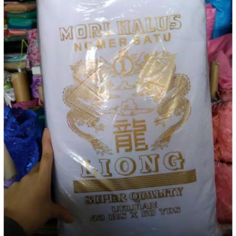 Jual 1 pis isi 50 yard kain mori halus nomor satu cap liong | Shopee ...