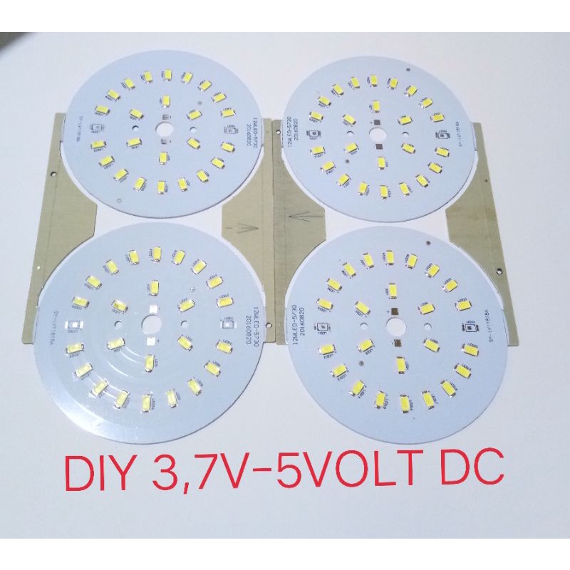 Jual LED 3,7 -5volt V DIY WARNA PUTIH 9 dan 6 CM BARU | Shopee Indonesia