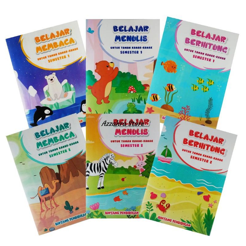 Jual Buku LKS Calistung Paud TK Bintang Pendidikan | Shopee Indonesia