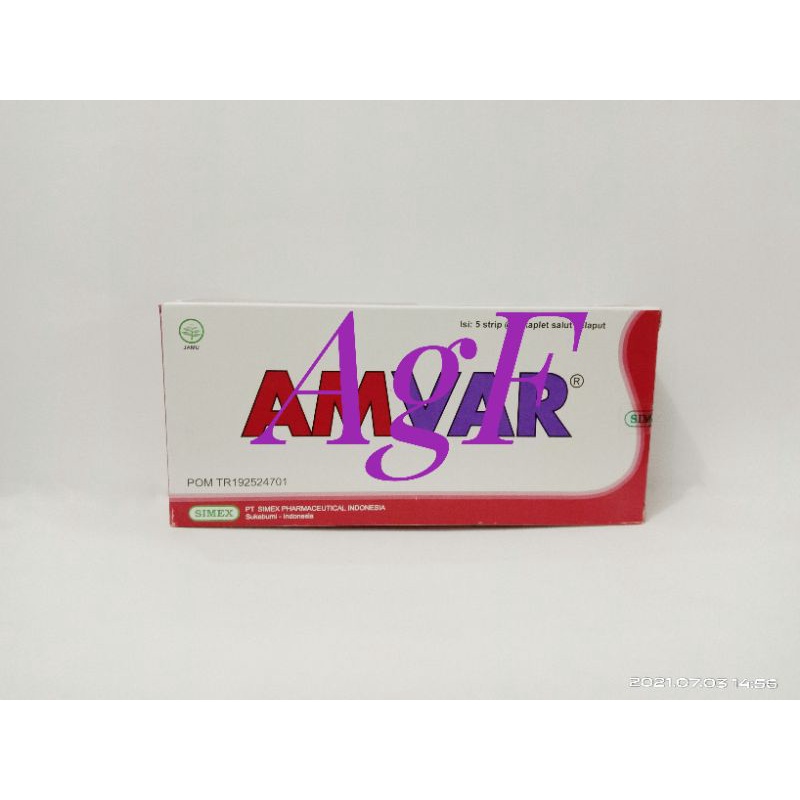 Jual Amvar Caplet isi 30 (Simex) | Shopee Indonesia