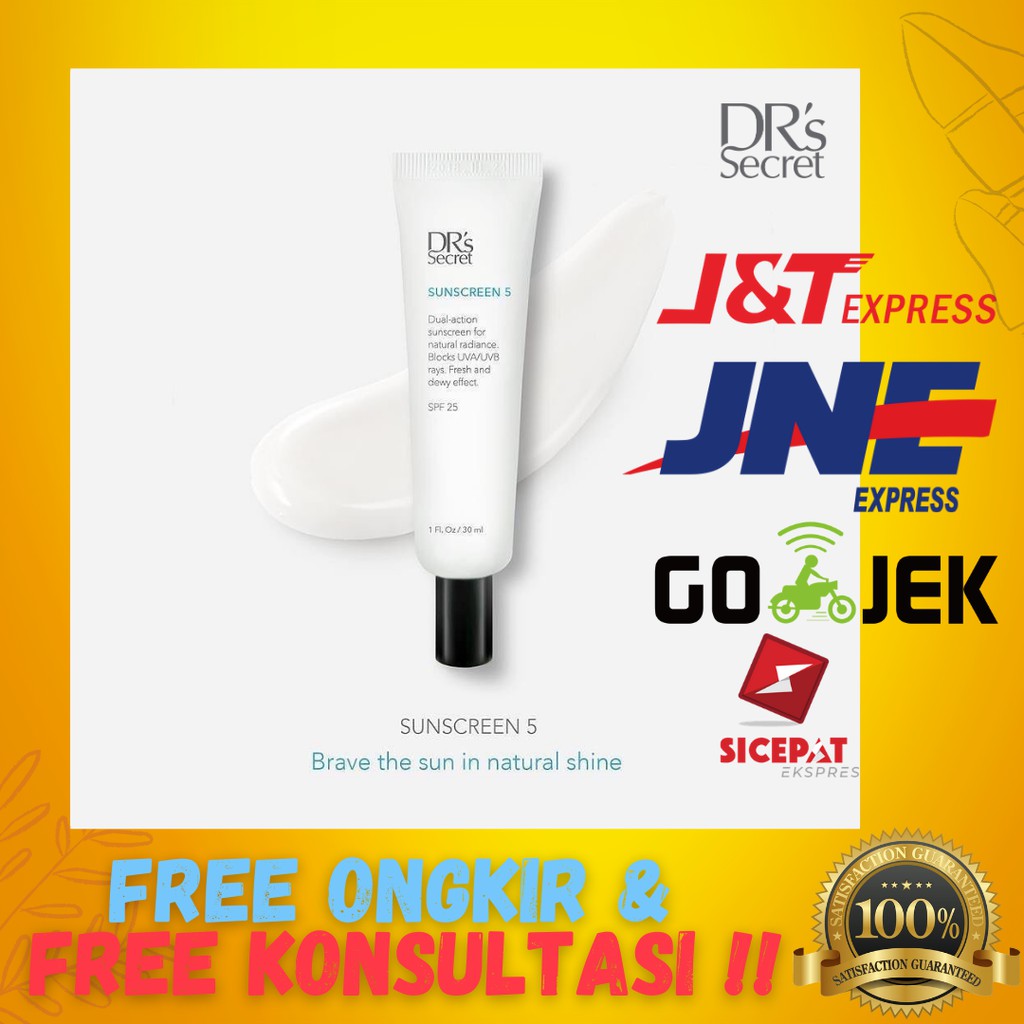 Jual DR Secret Drs SECRET Sunscreen 5 Normal Matte SPF 25 30ml | Shopee ...