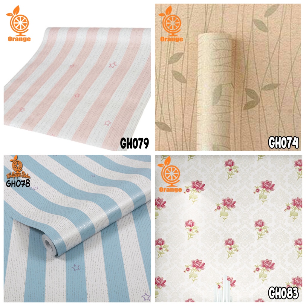 Jual Wallpaper Stiker Wallpaper Dinding Kamar Pvc Premium Quality ...