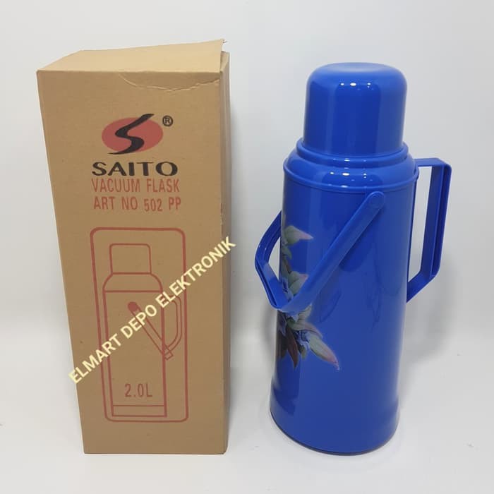 Jual SAITO termos besar air panas 2L ART NO 502PP /vacuum flask ...