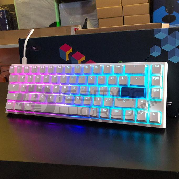 Jual Ducky One 2 Sf White Rgb 65% Mechanical Gaming Keyboard - Red Sw ...
