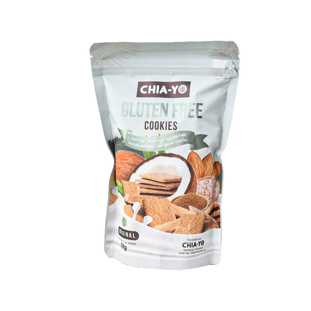 Jual Chia - Yo Gluten Free Cookies Original 118 Gr | Shopee Indonesia