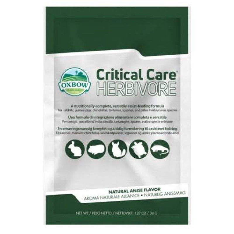 Jual Oxbow Critical Care Anise Flavour 36gr | Shopee Indonesia