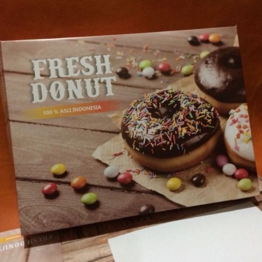 Jual kardus untuk donat isi 12 fresh (10 lmbr) | Shopee Indonesia