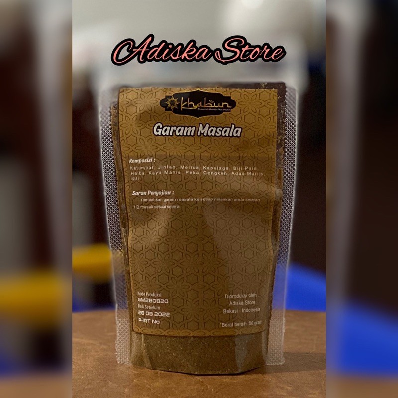 Jual Bumbu Rempah Arab - India Garam Masala Khabun 50 gr | Shopee Indonesia