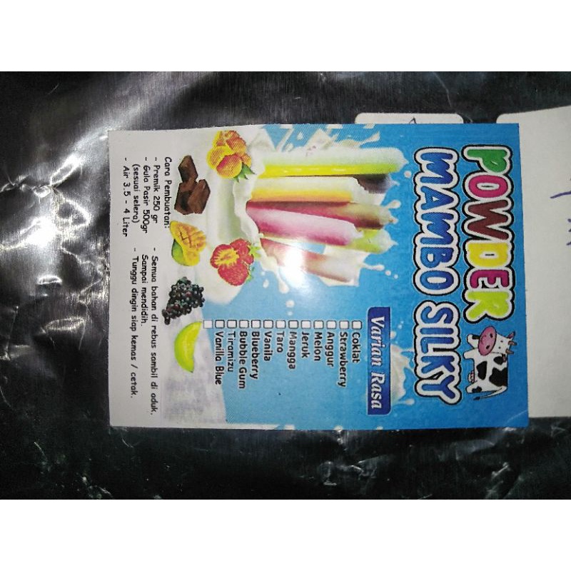 Jual 250 gr premik/ bubuk es mambo /pensil wawan kiko dll murah meriah ...