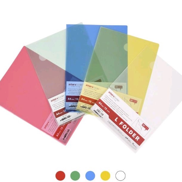 Jual MAP L INTER X A4 PUTIH/TRANSPARANT/12PCS | Shopee Indonesia