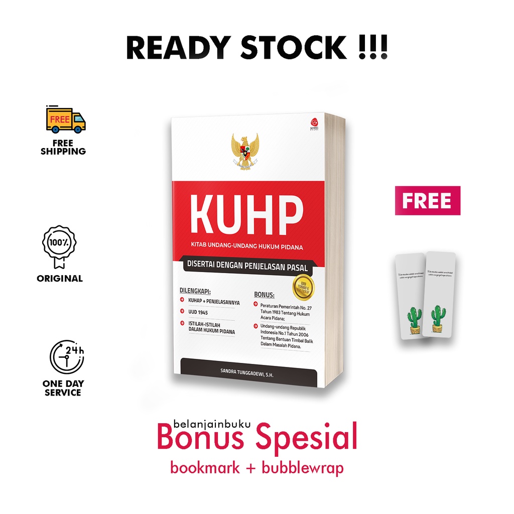 Jual Buku KUHP Kitab Undang-undang Hukum Pidana Beserta Penjelasan Pasal Terupdate September ...