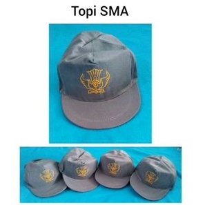 Jual Topi SMA/SMK/topI SMP/Topi pramuka Boni Rajut/topi sekolah/topi ...