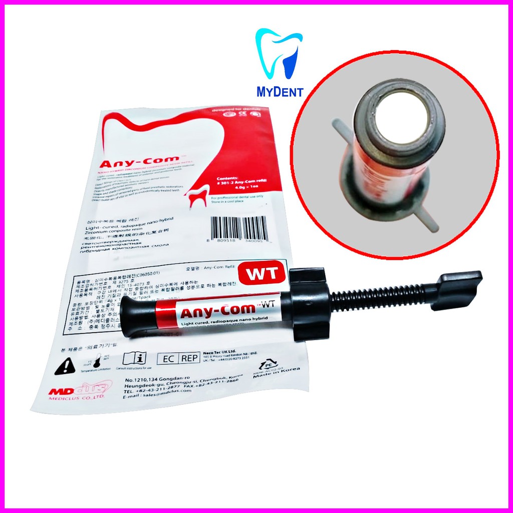 Jual Dental Composite Veneer Komposit Gigi Extra White Anycom WT ...