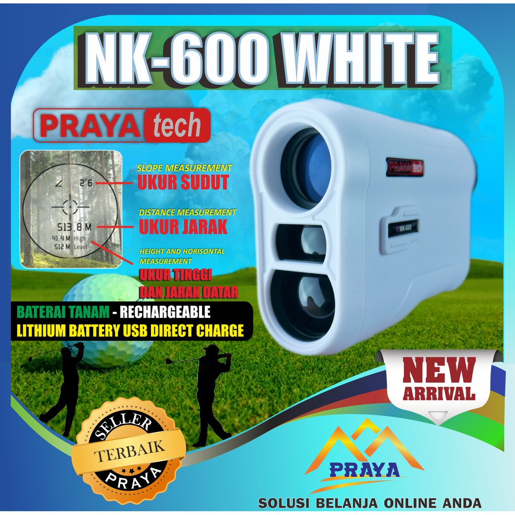 Jual BARU !!! Rangefinder Teleskop Laser Range Finder ukur jarak 600m m 600 meter golf berburu ...