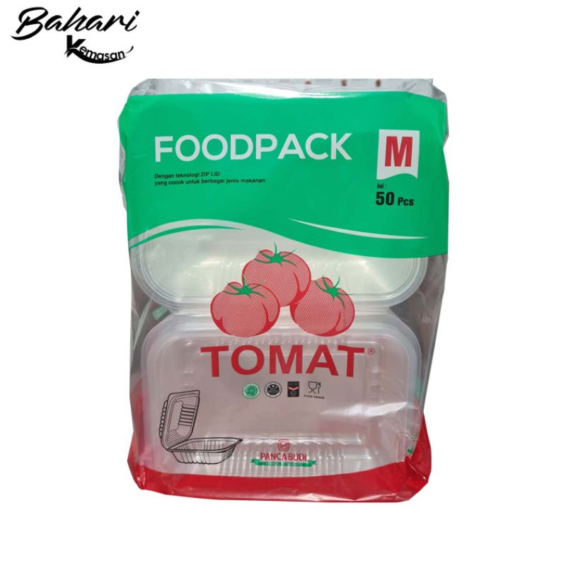 Jual MIKA FOODPACK CAP TOMAT M PREMIUM TEBAL ISI 50 | Shopee Indonesia