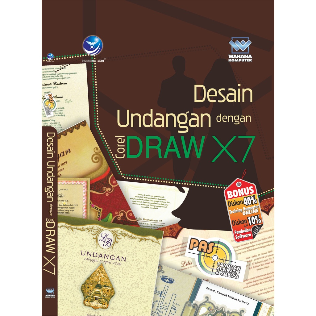 Jual Buku Panduan Aplikatif Dan Solusi Desain Undangan Dengan Coreldraw X7 Shopee Indonesia 