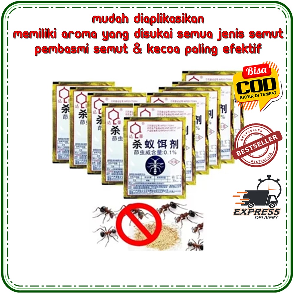 Jual Bubuk Racun Semut Obat Pembasmi Sarang Semut Serangga Ant Bait ...