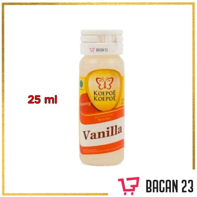 Jual Koepoe Vanilla Cair (25ml) / Vanila Vanili Cair / Bacan 23 ...