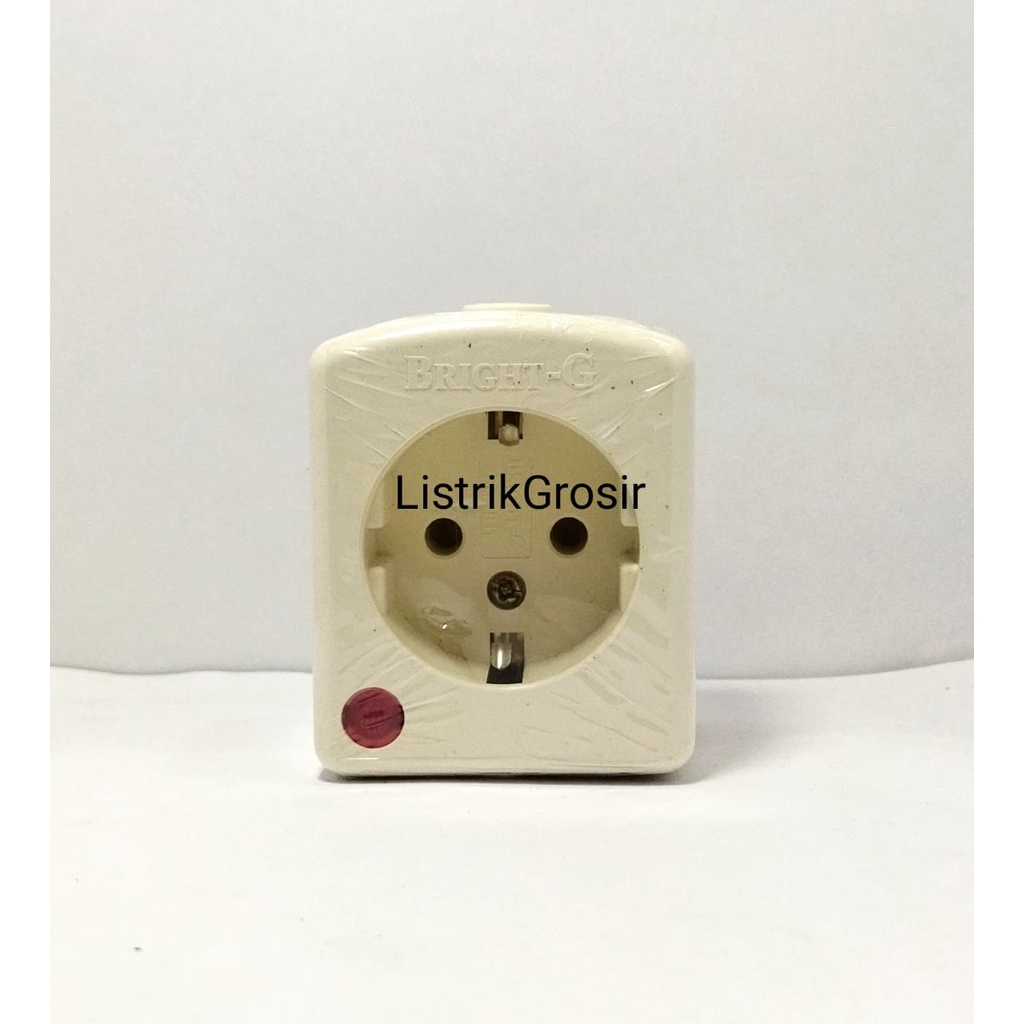 Jual Stop Kontak Bright G / Terminal Arde Bright-G 1 Lubang - 811L ...