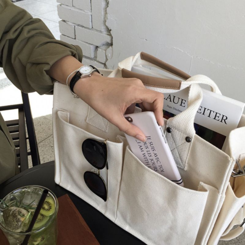 Jual Tas Wanita Kanvas TW213 Women Casual Canvas Handbag Slingbag ...