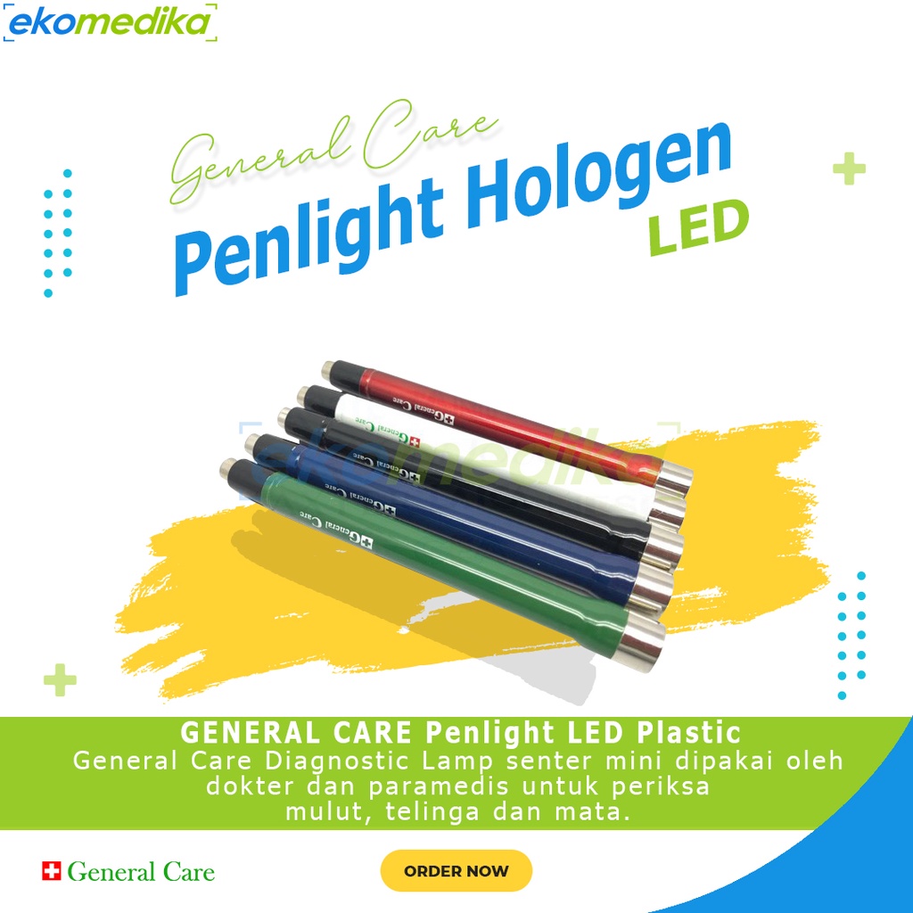 Jual Senter Medis General Care Diagnostic Penlight (Lampu LED Sinar ...