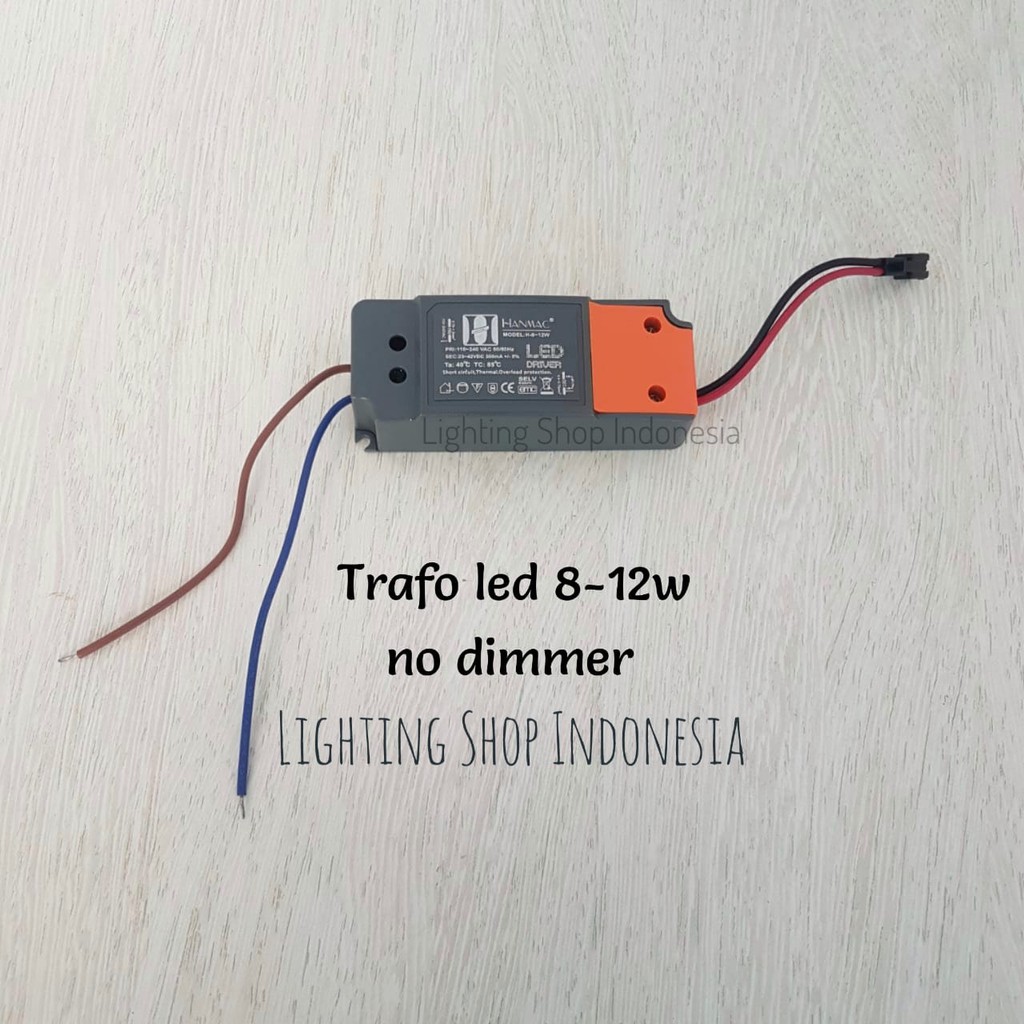 Jual Trafo driver led 8-12W no dimmer ( 8w 9w 10w 11w 12w ) lampu panel ...
