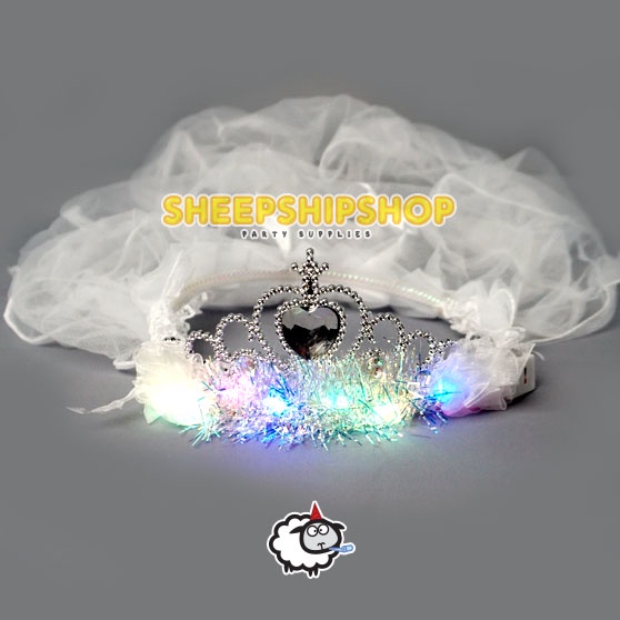 Jual BANDO LED ( LAMPU ) / CROWN LED SLAYER Pernikahan Tunangan Happy ...