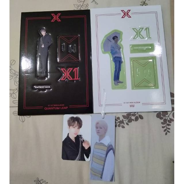 Jual X1 Official Photocard, Standee, dan Bookmark (Wooseok, Seungwoo ...