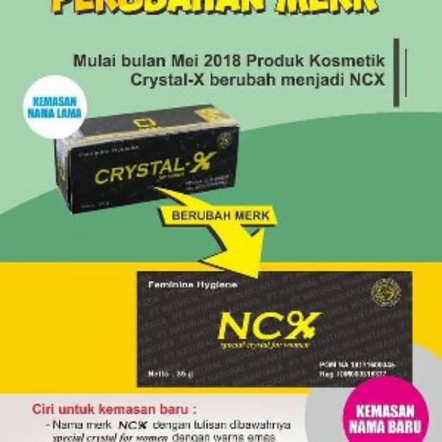 Jual CRISTAL X/NCX (natural cristal x) | Shopee Indonesia