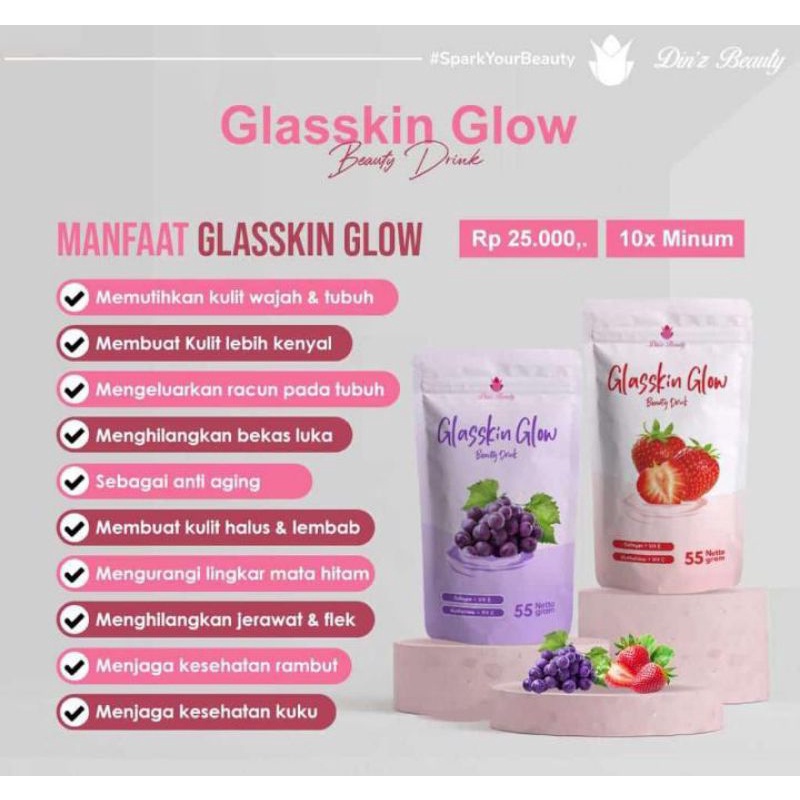 Jual GLASKIN GLOW (MINUMAN COLLAGEN) | Shopee Indonesia