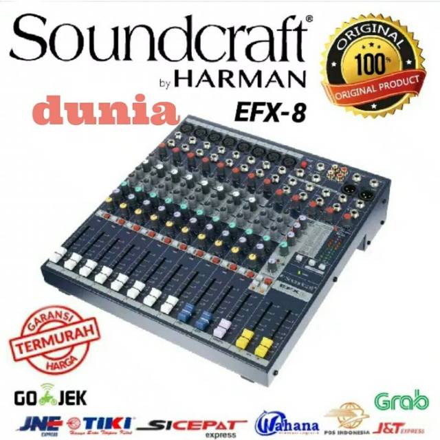 Jual Mixer Soundcraft EFX 8 ORIGINAL - 8 Channel | Shopee Indonesia