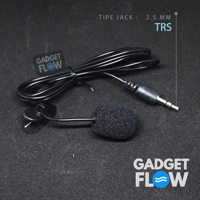 Jual Microphone / Mic Clip on Mic 3.5mm For Smartphone / PC | Shopee ...