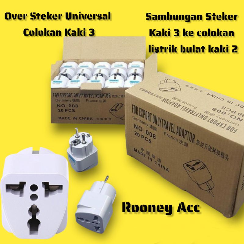Jual OVER STEKER COLOKAN KAKI 3/SAMBUNGAN ADAPTOR CHARGER IPHONE XIAOMI ...