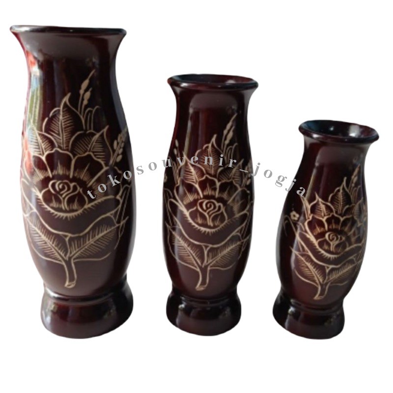 Jual Satu Set Vas Bunga Lengkung | Shopee Indonesia