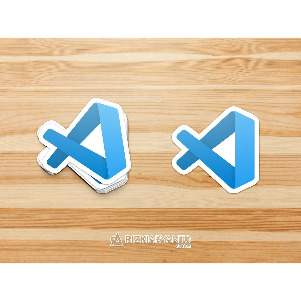 Jual Stiker Logo Microsoft Visual Studio Code aka VS CODE untuk PC ...