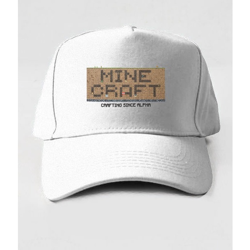 Jual Topi Baseball Velcro Minecraft Crafting since Alpha | Shopee Indonesia