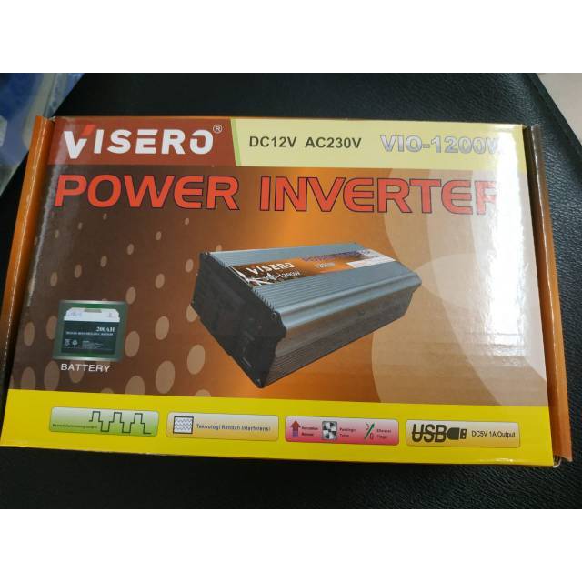 Jual Power Inverter Dc to Ac 1200 watt 1200W - 12Vdc ke 220VAc Power ...