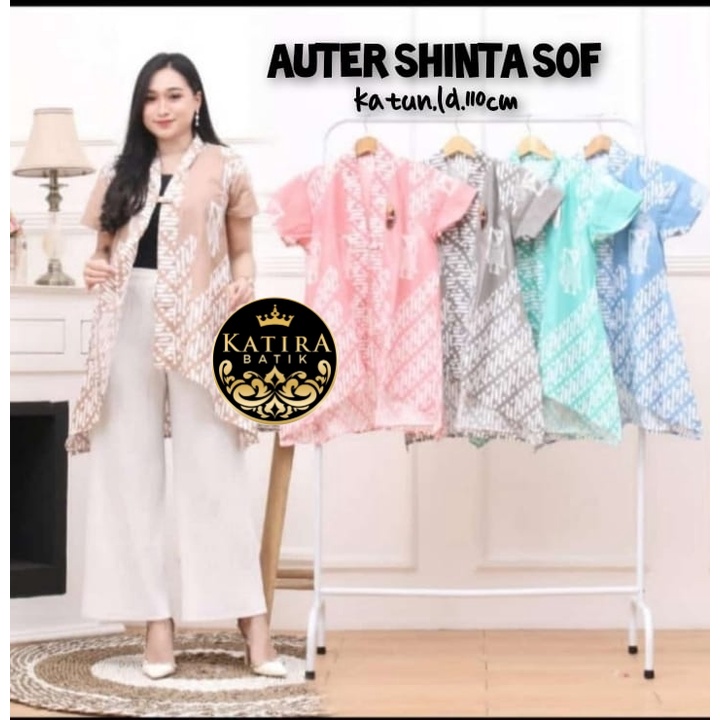 Jual OUTER SHINTA SOFT BATIK KARDIGAN PANJANG MOTIF BATIK CANTIK VEST ...