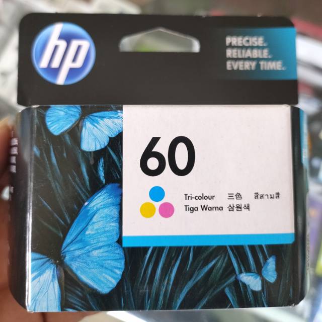 Jual Tinta Cartridge HP 60 Color / Warna ORIGINAL | Shopee Indonesia
