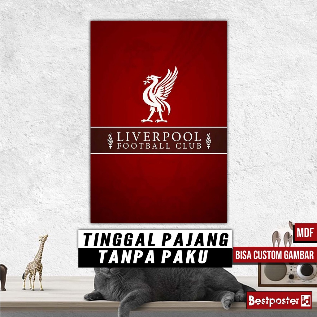 Jual Poster LIVERPOOL Frame Kayu BOLA MDF00151 | Shopee Indonesia