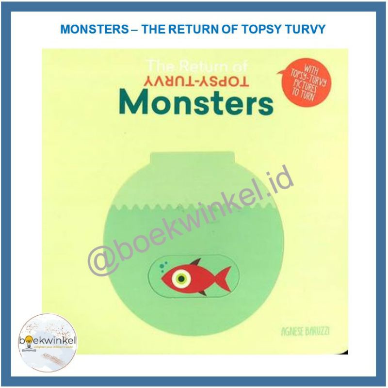 Jual Buku Anak Import - The Return of Topsy Turvy : Monsters (Flap On ...