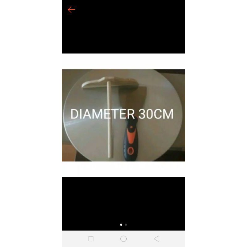 Jual loyang kue crepes leker wajan datar 30cm loyang crepes manual ...