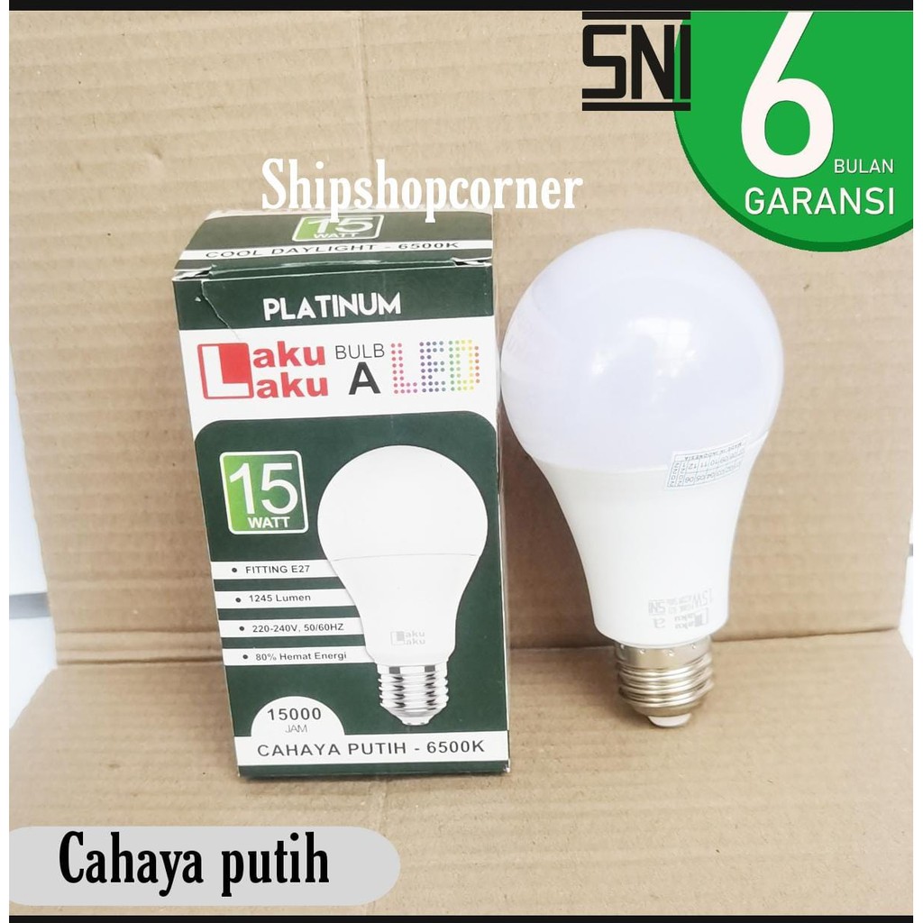 Jual Lampu bohlam LED BULB 15 watt Laku Laku platinum 15w Bergaransi | Shopee Indonesia