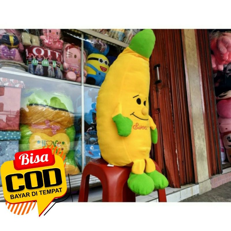 Jual boneka pisang - banana ukuran besar boneka karakter pisang ...