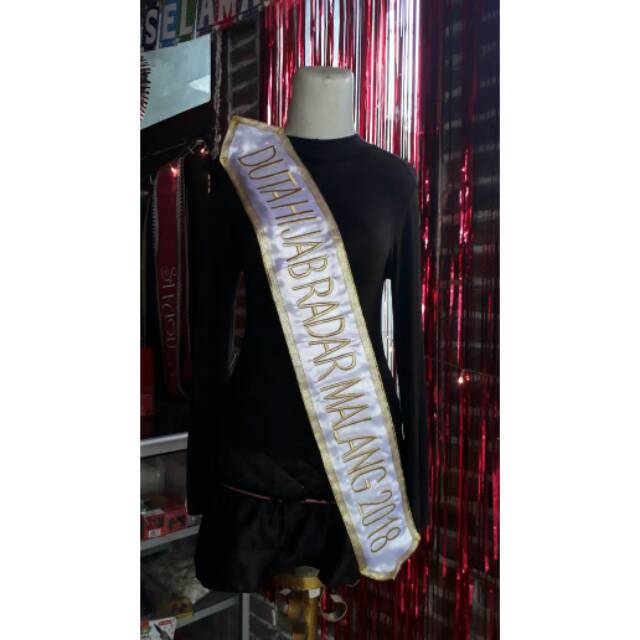 Jual Selempang Wisuda Tali RANTAI Sash Graduation Sarjana Sidang kompre ...