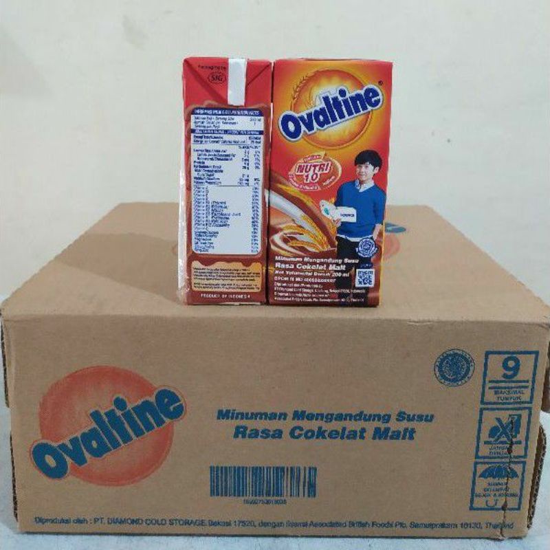 Jual OVALTINE Susu Rasa Coklat Malt 200ml (1 karton) | Shopee Indonesia