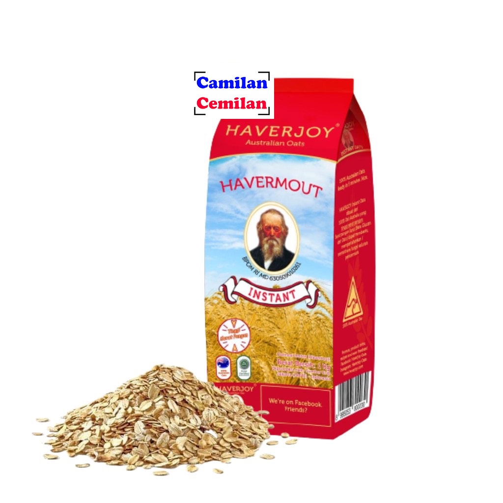 Jual Haverjoy Oatmeal Australian Oat Havermout Instan Rolled Quick 500 ...