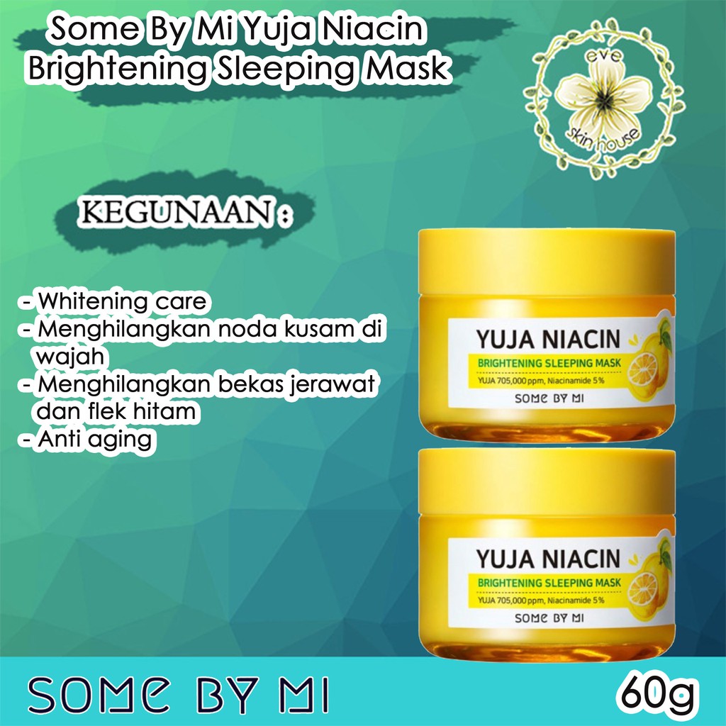 Jual SOME BY MI SOMEBYMI YUJA NIACIN BRIGHTENING SLEEPING MASK 60G ...