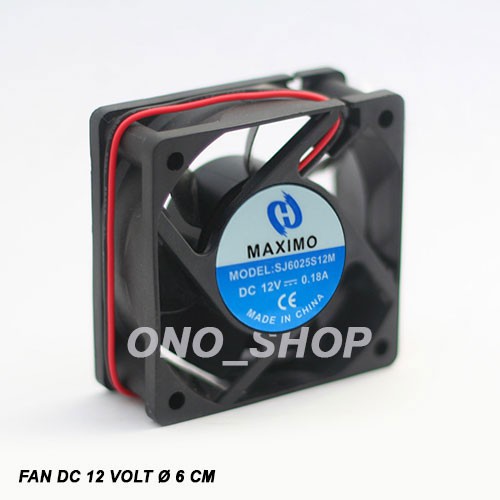 Jual Fan DC 12 Volt 6 cm | Shopee Indonesia
